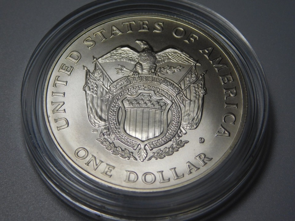 OLD US COINS 1994 D US CAPITOL UNC COMMEMORATIVE SILVER DOLLAR in BOX ...