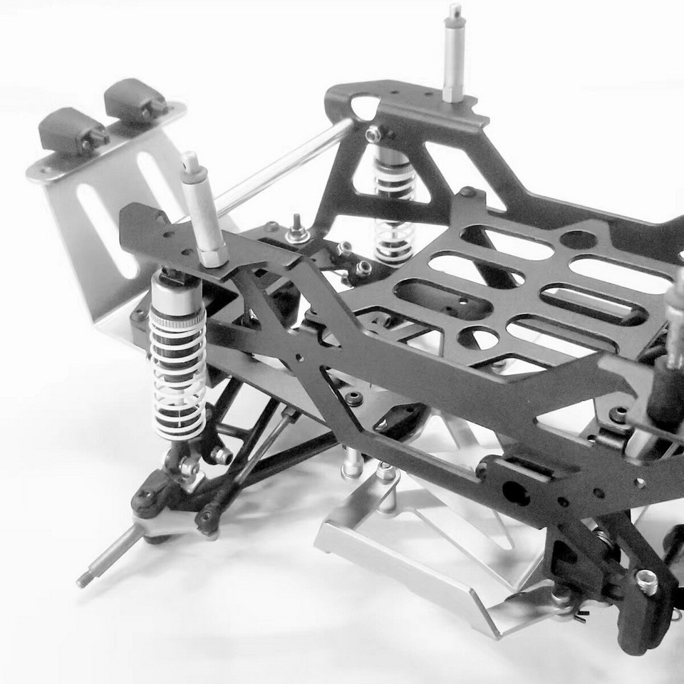 Aluminum Chassis for TAMIYA 1/10 Grasshopper/DT-04/SRB/ORV/CW-01/WILD ...