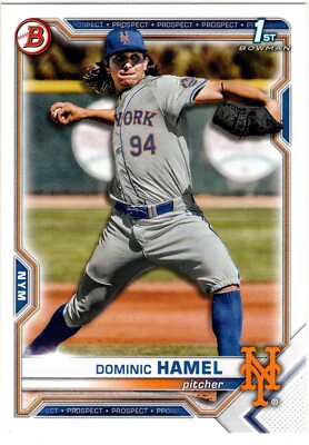 Dominic Hamel New York Mets 2021 Bowman Draft 1st Bowman | eBay
