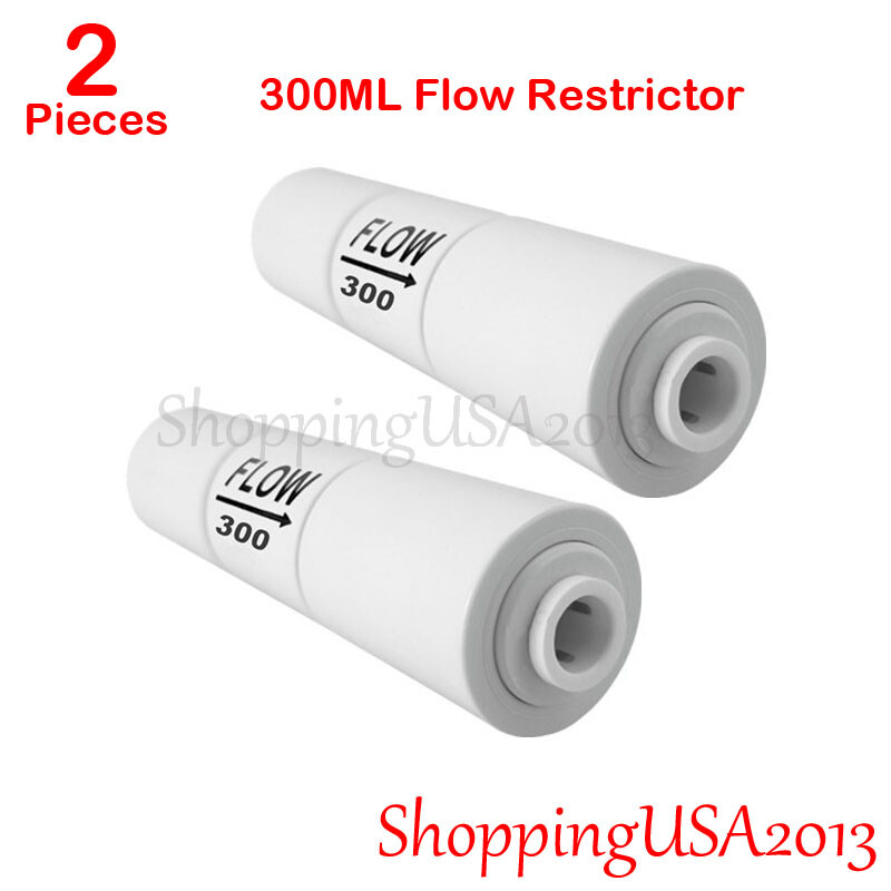 Water Filter Flow Restrictor Connector Quick Connect Push In 1/4" 300 ...