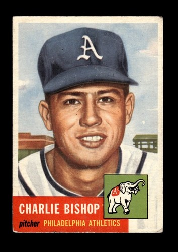 1953 Topps Set-Break #186 Charlie Bishop VG-VGEX (crease) *GMCARDS* | eBay