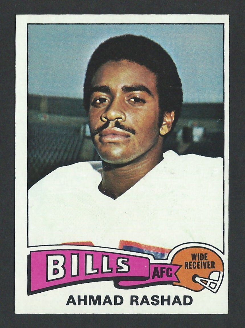 1975 TOPPS #115 AHMAD RASHAD Buffalo Bills EX+ 04 | eBay