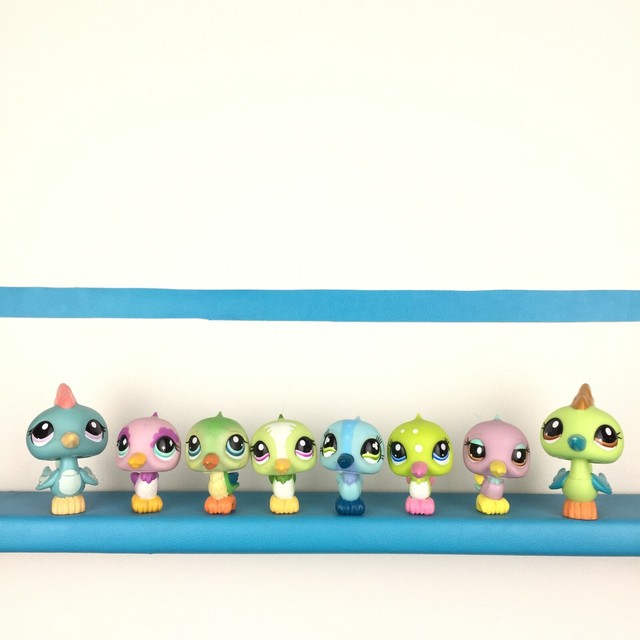 Authentic 8 Littlest Pet Shop Lot Hummingbird Bird LPS Set | eBay