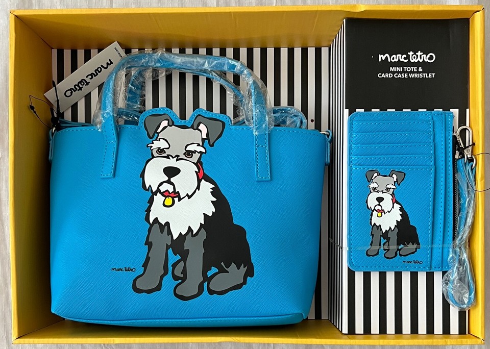 NWT Marc Tetro Women's Mini Tote Purse and Card Case Wallet Wristlet ...