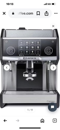 Eversys Cameo C'2M - Super Automatic Espresso Machine Silver Color | eBay