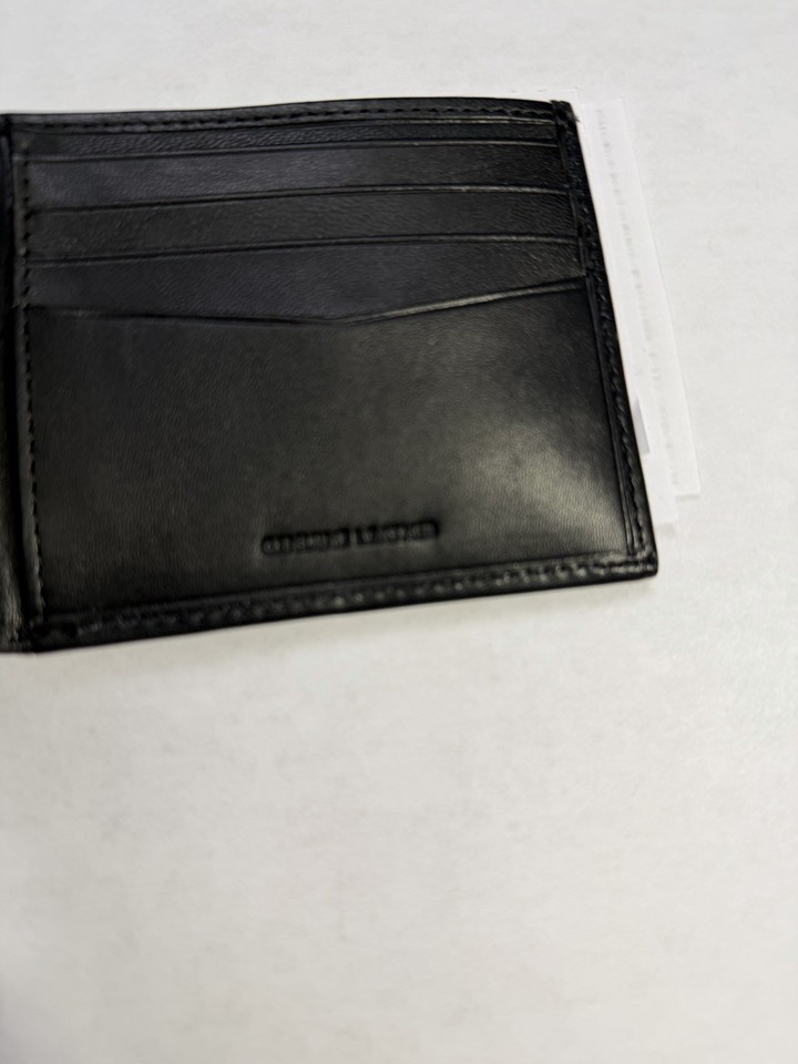 Supreme MM6 Maison Margiela receipt inspired black leather wallet | eBay