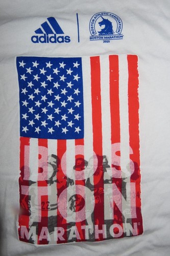 April 2021 Adidas 125th B.A.A. BOSTON MARATHON "Boston Strong" (2XL) T ...