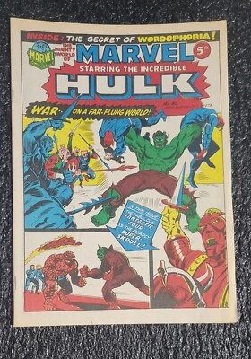 THE MIGHTY WORLD OF MARVEL#40 UNCIRCULATED FILE COPY/UK VARIANT🔥RARE ...