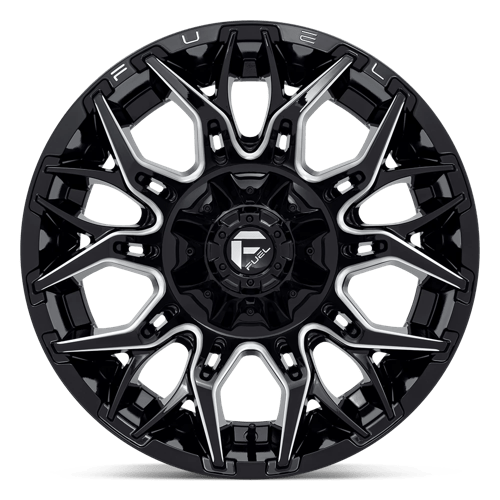 Fuel D769 Twitch Glossy Black Milled Rim: 20x10, 6x135/6x139.7/6x5.5 ...