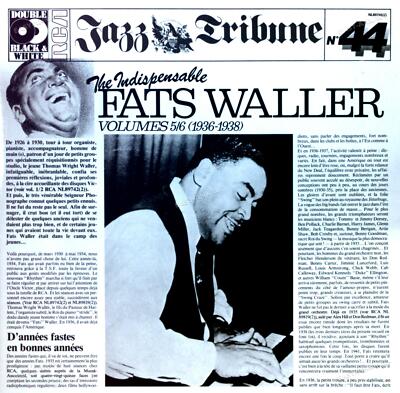 Fats Waller - Indispensable Fats Waller - Volumes 5/6 (1936-1938) 2LP ...
