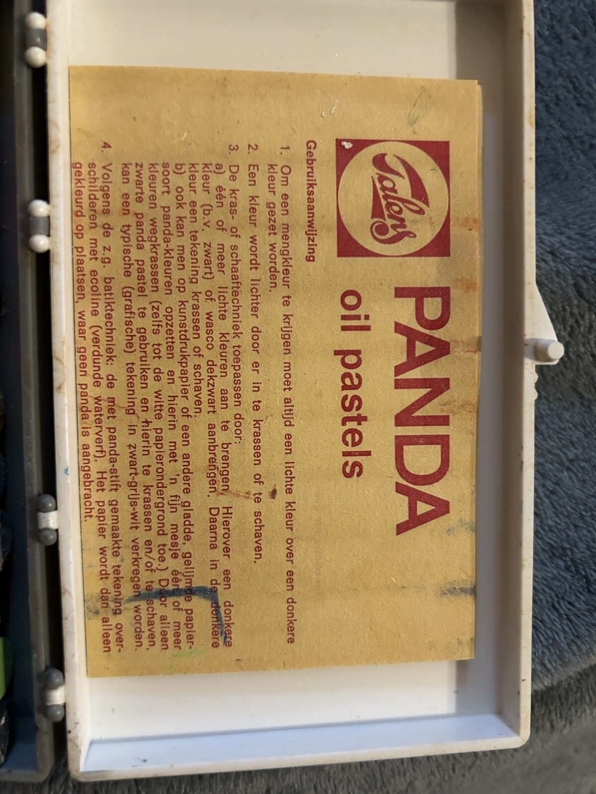 **VINTAGE** Talens Panda Oil Pastels | eBay