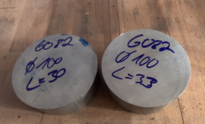 Alu Rund 100 X Länge 30 mm Rund Stab Stange Material EN AW6082 AlMgSi1 ...