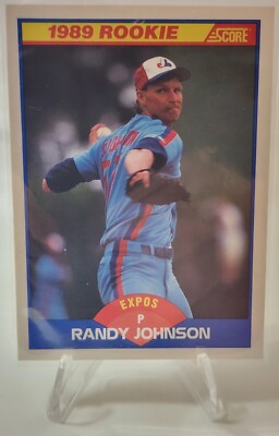 🔥 Randy Johnson Rookie 1989 Score #645 Montreal Expos RC MLB HALL FAME ...