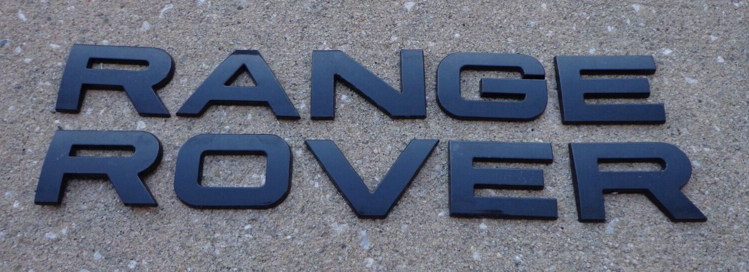 Range Rover emblem letters badge decal logo symbol hood rear HSE OEM ...