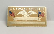 metal social security card products for sale | eBay