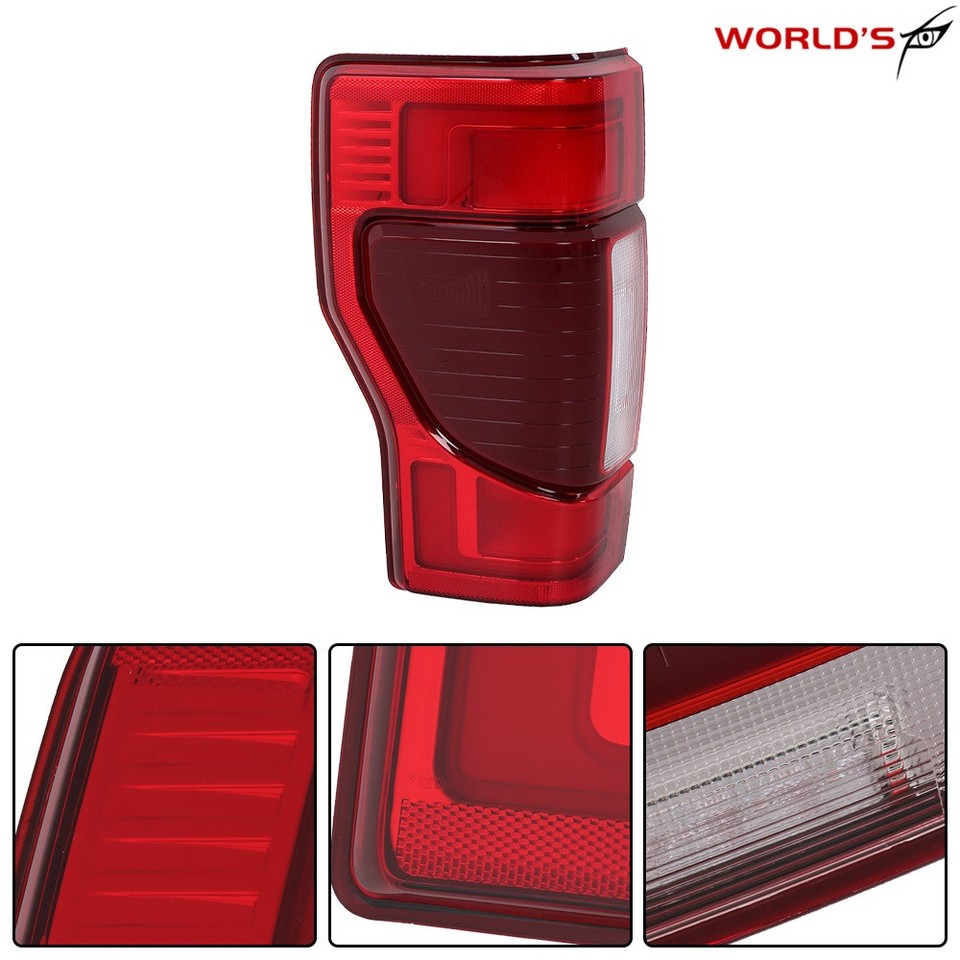 For Ford F250 F350 2020-2022 Tail Light w/ Blind Spot LED Clear Rear ...