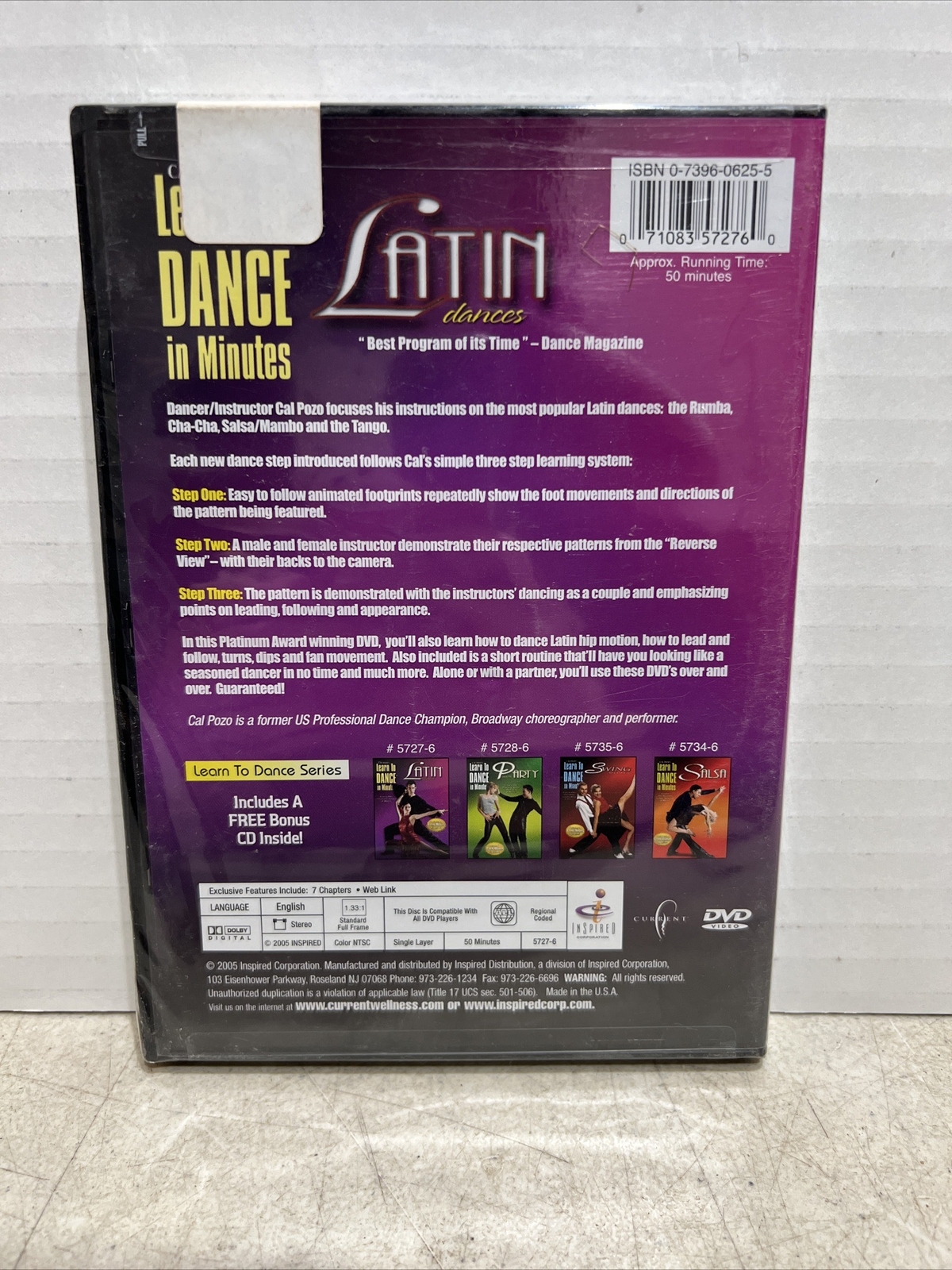 Cal Pozos Learn to Dance in Minutes - V. 3 - The Latin Dances (DVD ...