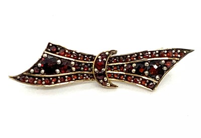 Antique Victorian 9k Gold Garnet Brooch Pin. Lot58. | eBay