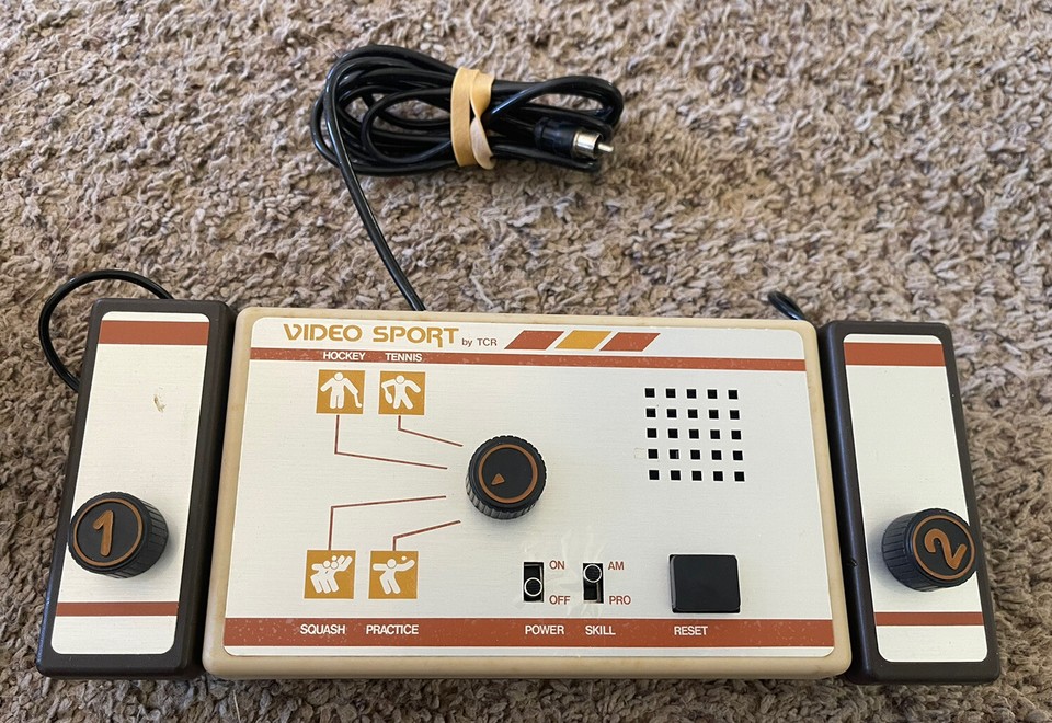 Vintage Video Sport by TCR Model 104 Video Game System Box & Manual | eBay