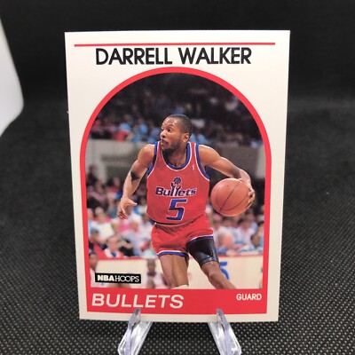 1989-90 NBA Hoops Basketball Darrell Walker #134 Washington Bullets | eBay