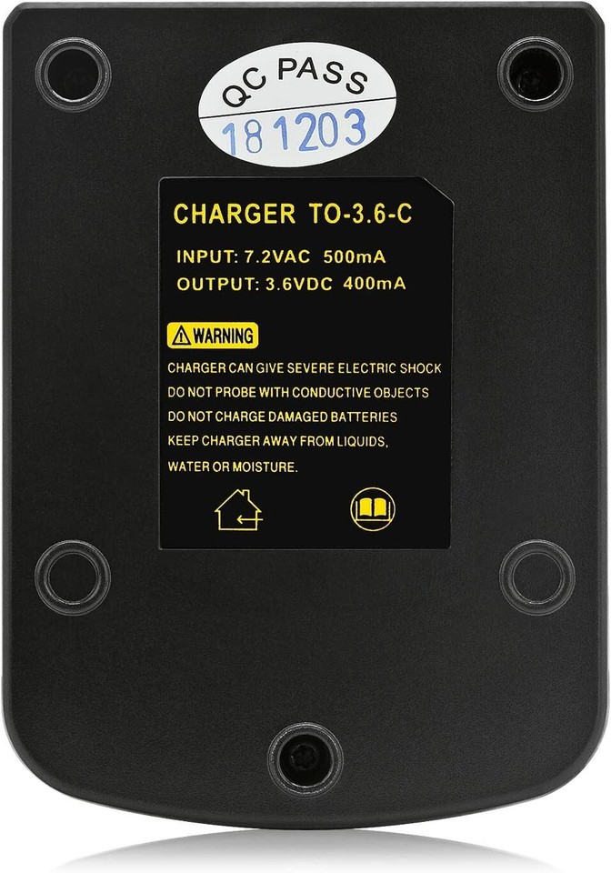 Dual Port Charger for BLACK+DECKER VP100, VP110, VP130, VP143 Battery ...