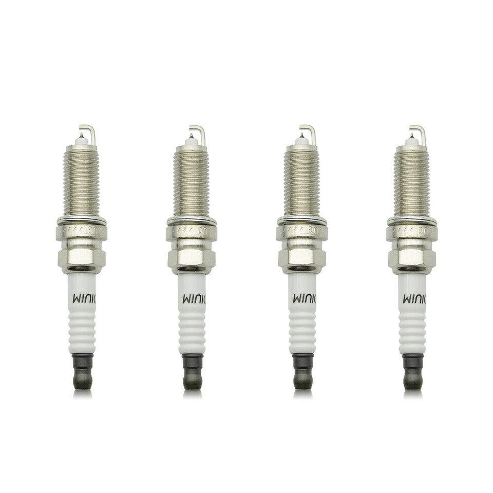 4 Spark Plug Real Iridium 22401-JA01B For Nissan Altima Rogue Sentra ...