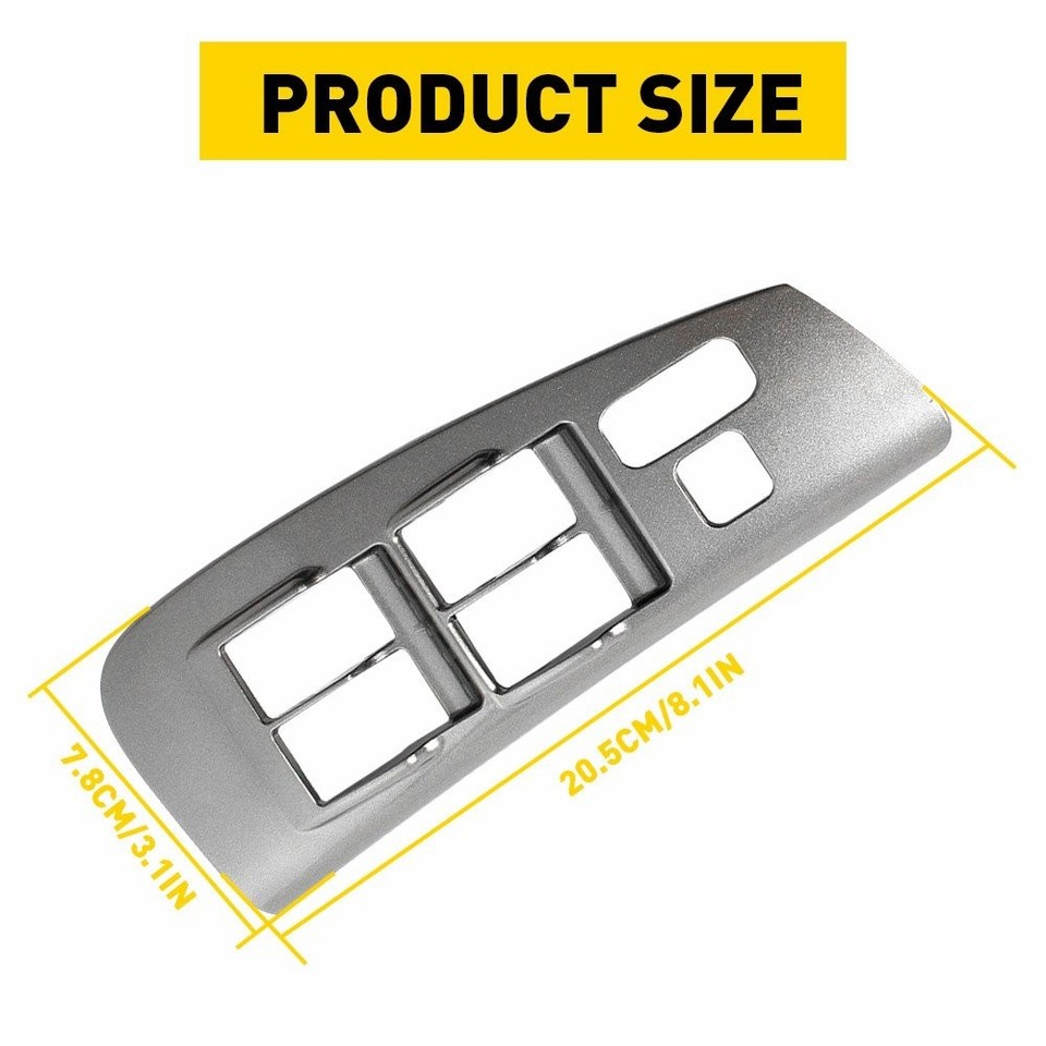 DRIVER MASTER POWER WINDOW SWITCH BEZEL For 2003-2008 Toyota Matrix ...