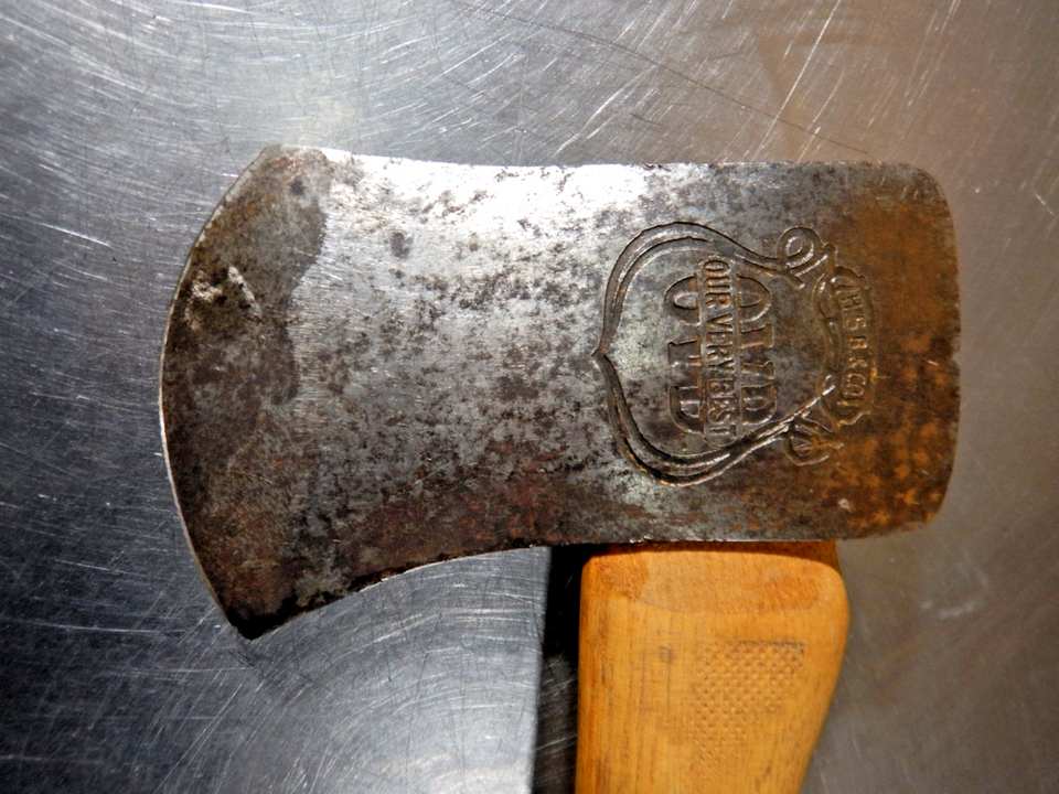 Vintage H.S.B & Co OVB Axe – 7" Head – Cast Steel – Crisp Shield Stamp ...