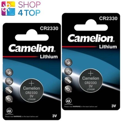 2 CAMELION CR2330 BATTERIES Lithium 3V Coin Cell DL2330 BR2330 1BL EXP ...
