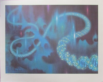 KELLY FREAS LITHOGRAPH DNA STRAND A.P. SIGNED | eBay