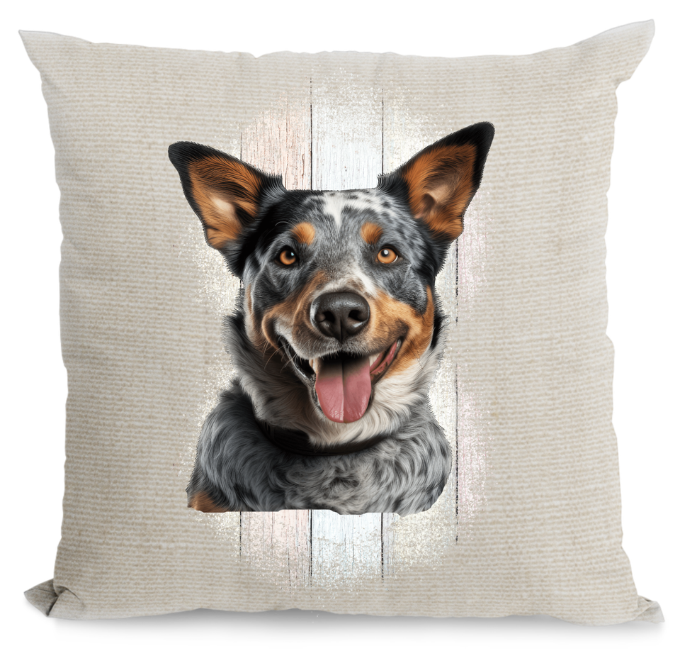 Dog Cushion Covers Linen Printed Dog Cushion / Pillow Covers 28 Breeds ...