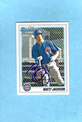 2010 Bowman Brett Jackson RC Rookie Autograph Hand Signed | eBay