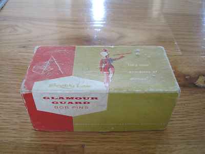 Scolding Locks Hair Bob Bobby Pin Box w Glamour Guard 4.5"x2" | eBay