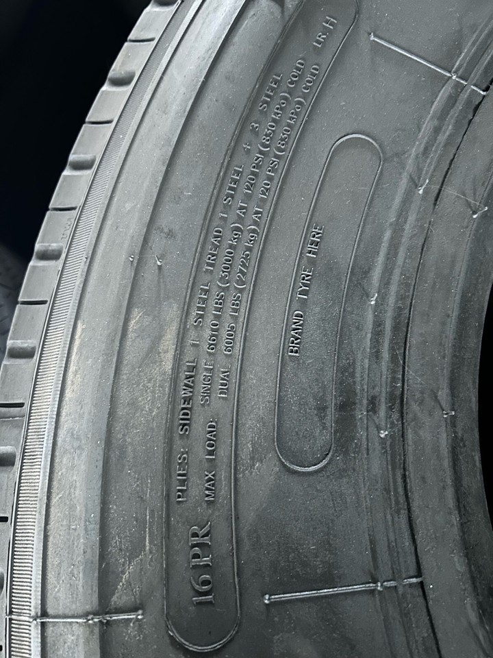 11R22.5 (4-Tires) NEW ROAD CREW 11R22.5 R100 STEER ALL POSITIONS 16 PLY ...