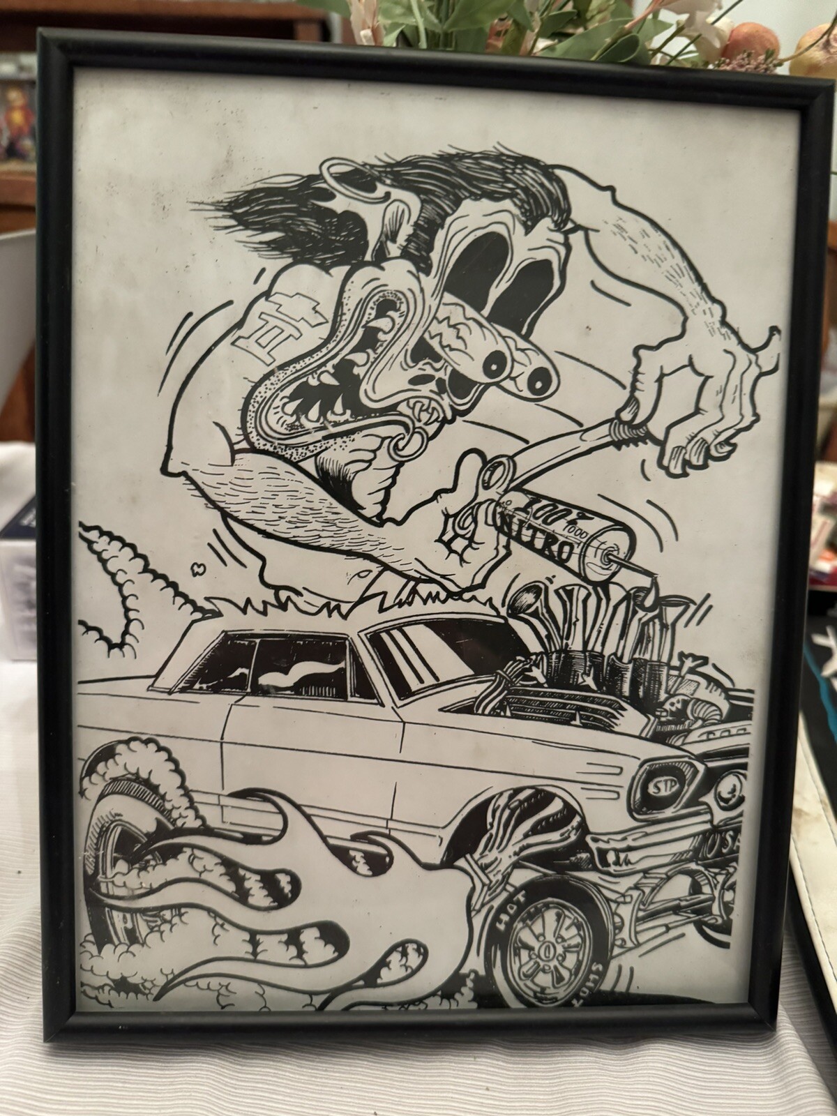 Original Ink Drawing Rat Fink Done By Tattoo Artist From Up Sate South ...