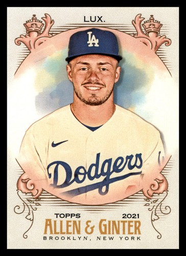 2021 Topps Allen & Ginter Gavin Lux #301 Los Angeles Dodgers | eBay