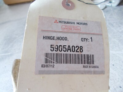 New Mitsubishi Right Side Hood Hinge 5905A028 | eBay
