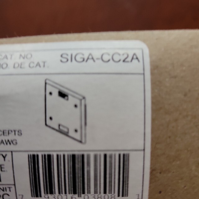 Edwards SIGA-CC2A Dual Input Module for sale online | eBay