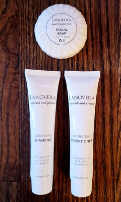 LANOVERA SHAMPOO CONDITIONER & FACIAL SOAP TRAVEL SET MGM BELLAGIO | eBay