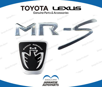 TOYOTA OEM MR2 MR-S ZZW30 Roadster Spyder Front Black & Rear MR-S ...