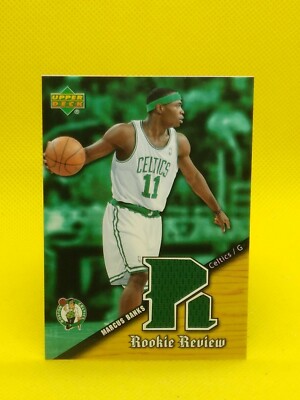 Marcus Banks 2004 Upper Deck ROOKIE REVIEW JERSEY #RR-MB Boston Celtics ...
