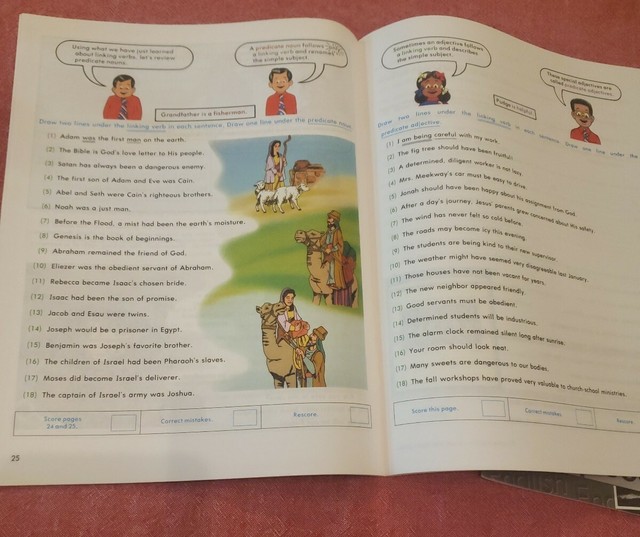 ACE School of Tomorrow Grade 8 English Score Key 1061- 1072 Factory for ...