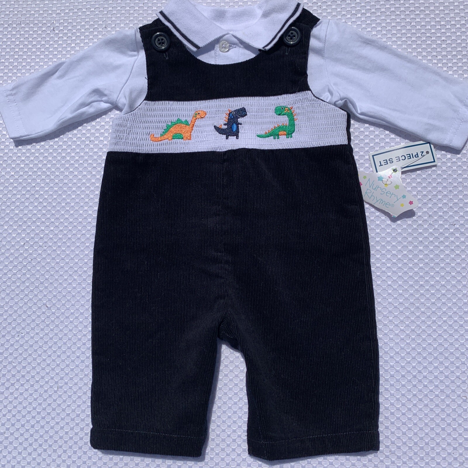 Nursery Rhyme Baby Boy Smock Set Size 3 Months | eBay