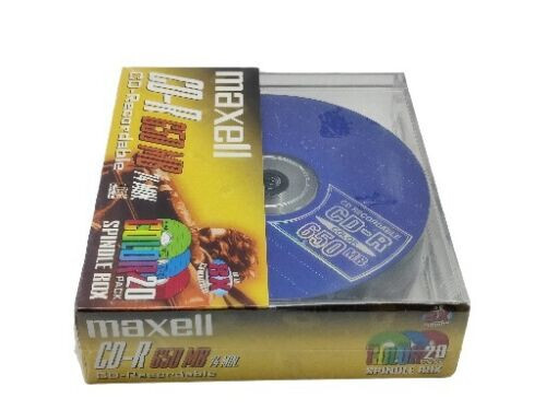 Maxwell blank CD-R 20 Pack 650 Mb Recordable New | eBay