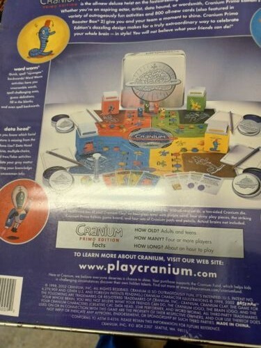 Cranium Primo Edition Collectors Tin Board Game 800 Cards 4x Clay! NEW ...