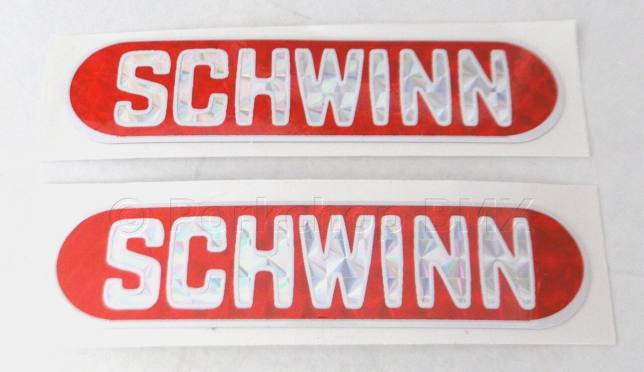 1979-83 Schwinn Sting prism chainstay decals (PAIR) - RED | eBay
