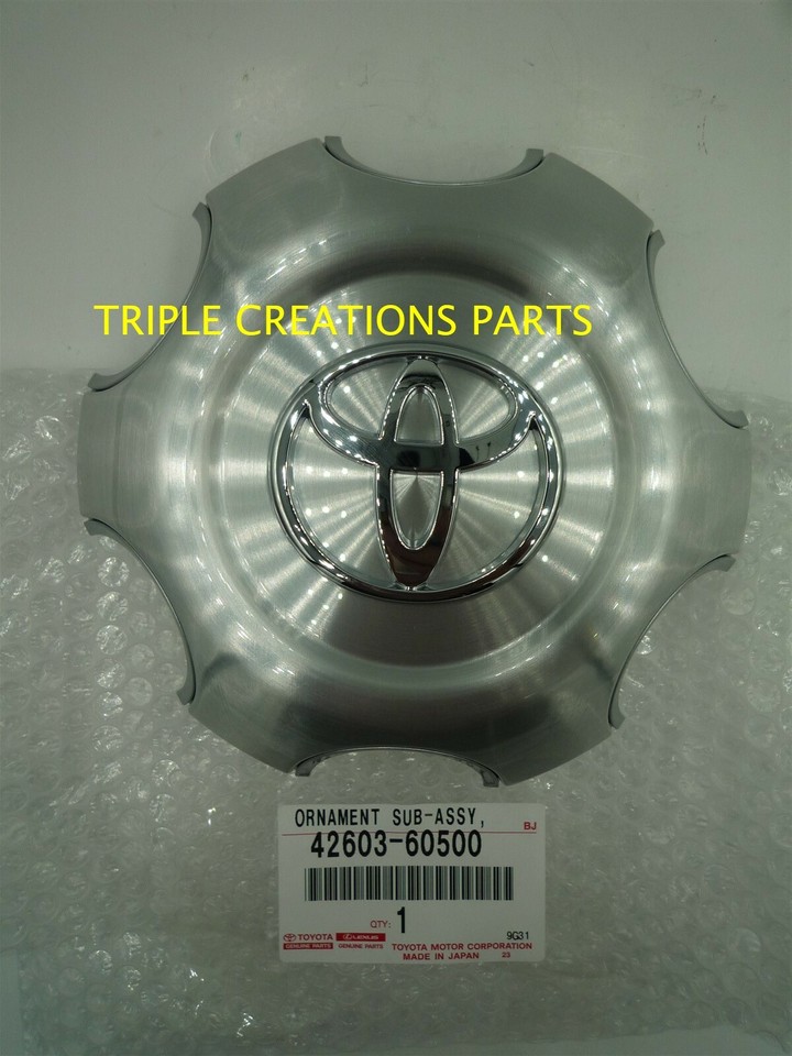 42603-60500 Genuine Toyota 03-09 4Runner Aluminum Wheel Center Hub Cap ...