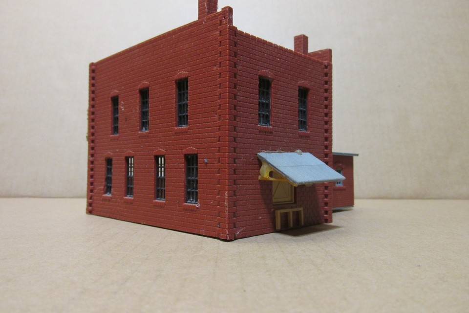 HO SCALE TYCO FIRE DEPARTMENT BUILDING w/ SIDE GARAGE | eBay