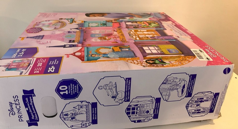 Mattel Disney Princess Ultimate Castle 4ft Lights Sounds 3 Levels 25 ...