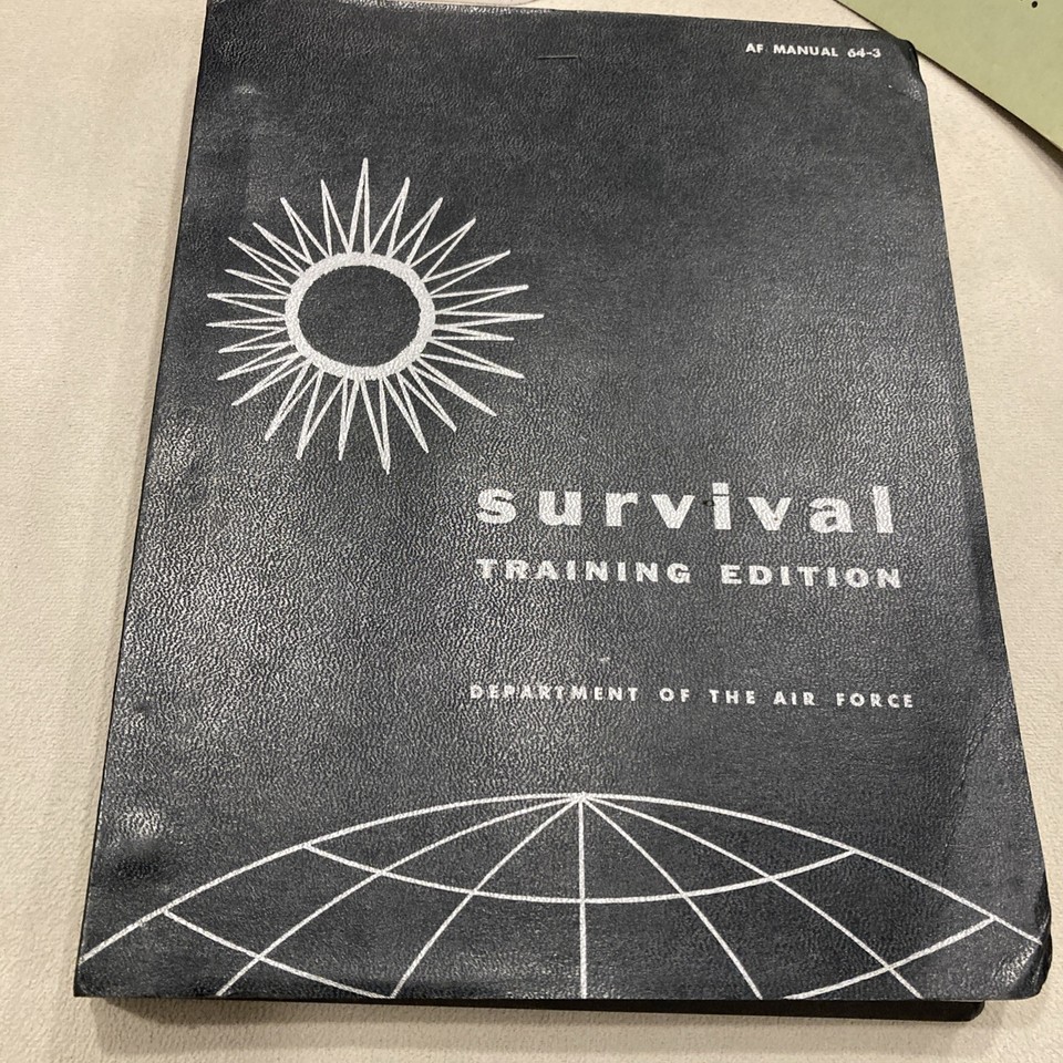 U.S. Air Force Col War Training Set - AFM 64-3 Survival Manual, B-52 ...